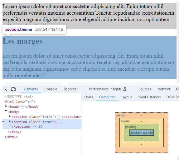 Modèle de boite - Développement Web - Bloc 1