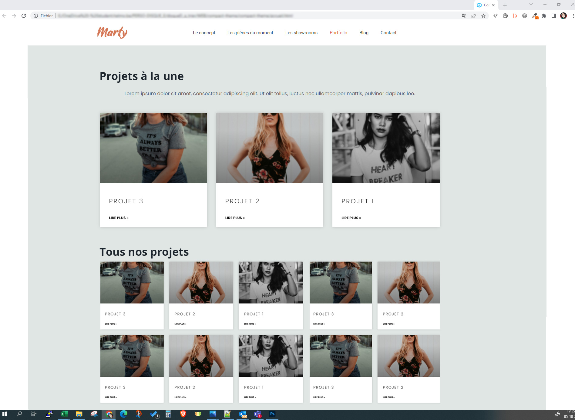 Exercices - Développement Web - Bloc 1